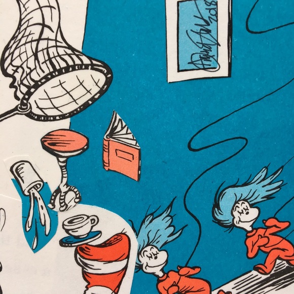 Wall Decor | Dr Seuss Collage Cat In The Hat Nostalgia Art | Poshmark